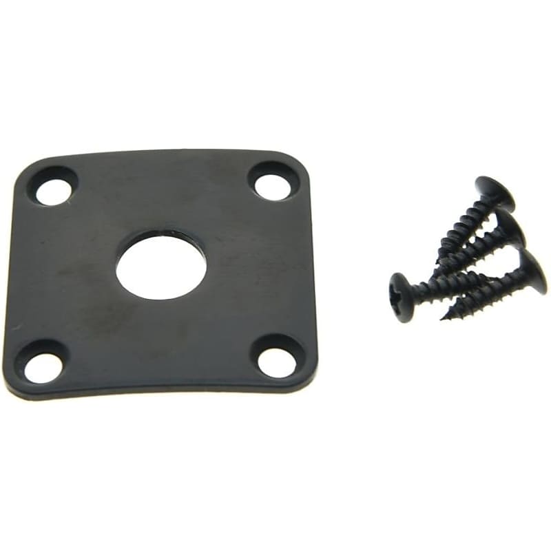 Black Metal Curved Bottom Jack Plate Curved Base Square | Reverb
