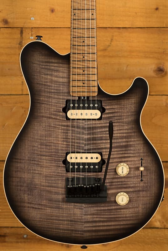 Music Man Axis Collection | Axis Super Sport - Charcoal Cloud | Reverb