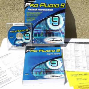 CAKEWALK PRO AUDIO 9 Multi Track Recording Studio Software | Reverb
