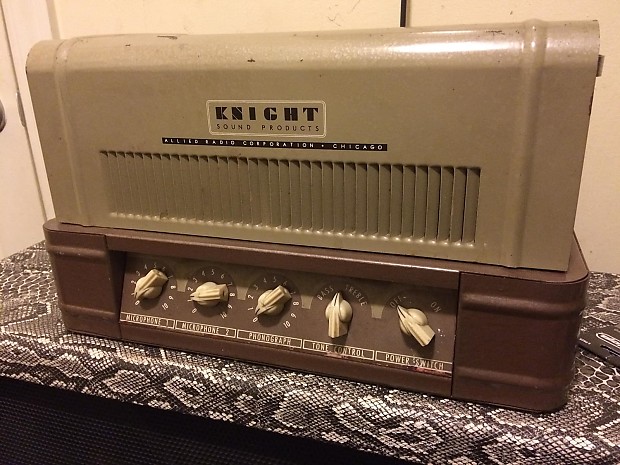 Knight Tube Amp Head Guitar Conversion 1950's | Reverb