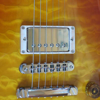 Don Grosh Set Neck Custom - Amber Burst | Reverb