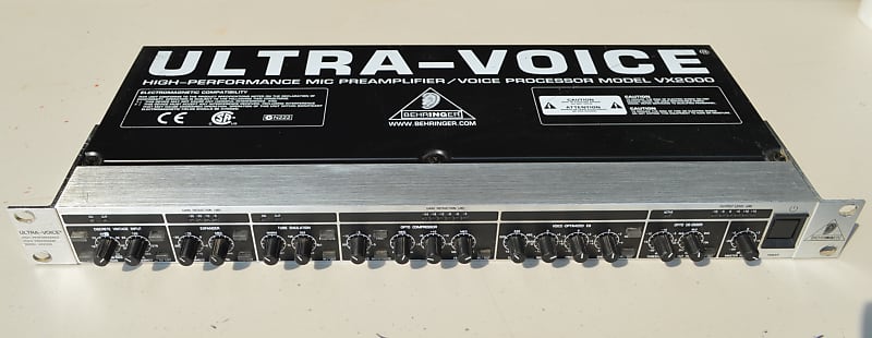 Behringer Ultra-Voice Pro VX-2000 Mic-preamp/vocal processor | Reverb