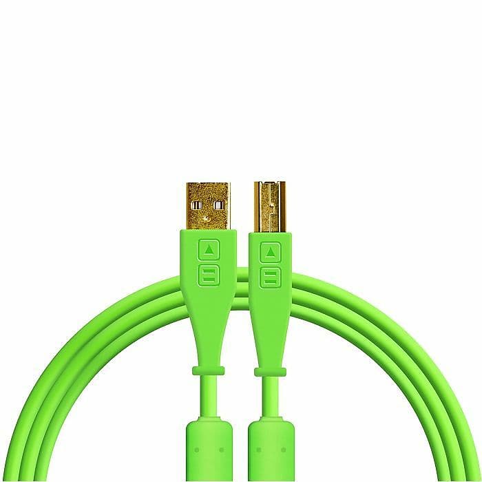 DJ Tech Tools Straight USB (A-B) Chroma Cable (green, | Reverb UK