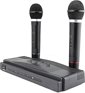 Dual Handheld Wireless Microphone Starter Kit with Wireless | Reverb