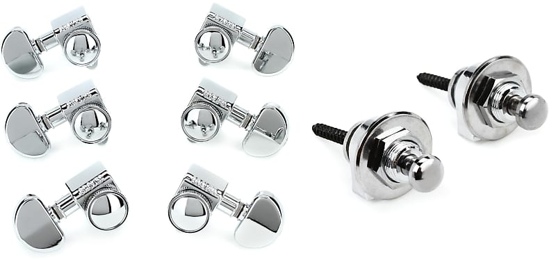Grover 502C Roto-Grip Locking Rotomatic Tuners - 3+3 Chrome | Reverb