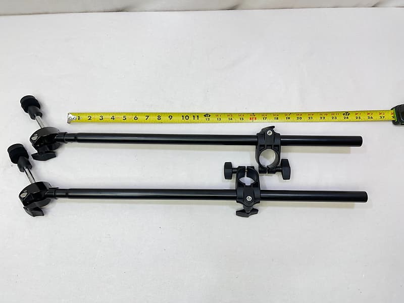 TWO Roland Black Cymbal Boom Arm Mounts from Compact Rack | Reverb