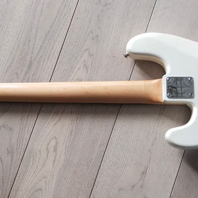 Encore Precision Bass 1980s White Metallic | Reverb