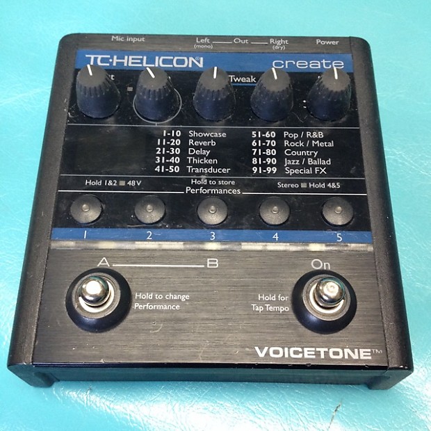 TC Electronic Helicon create Voicetone Vocal Delay Reverb | Reverb