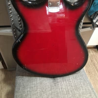 Teisco V2 1968 Red burst | Reverb