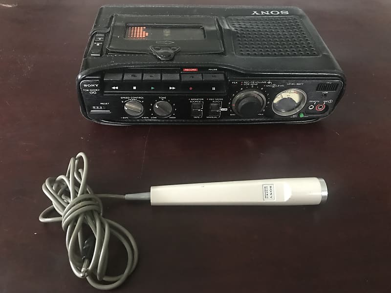 Vintage Sony TCM 5000EV 3-head cassette field recorder, circa | Reverb