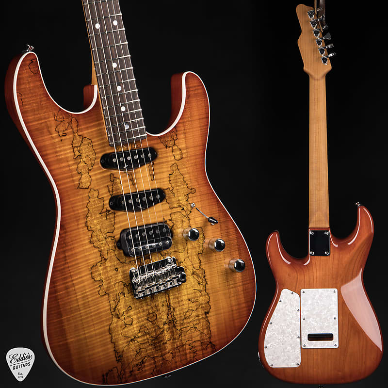 James Tyler Studio Elite HD-P Spalted Maple - Honey Burst | Reverb