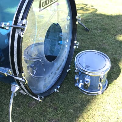 1972 Ludwig Blue Vistalite 9pcs Kit 24” 18” 16” 15” 14” 13” | Reverb