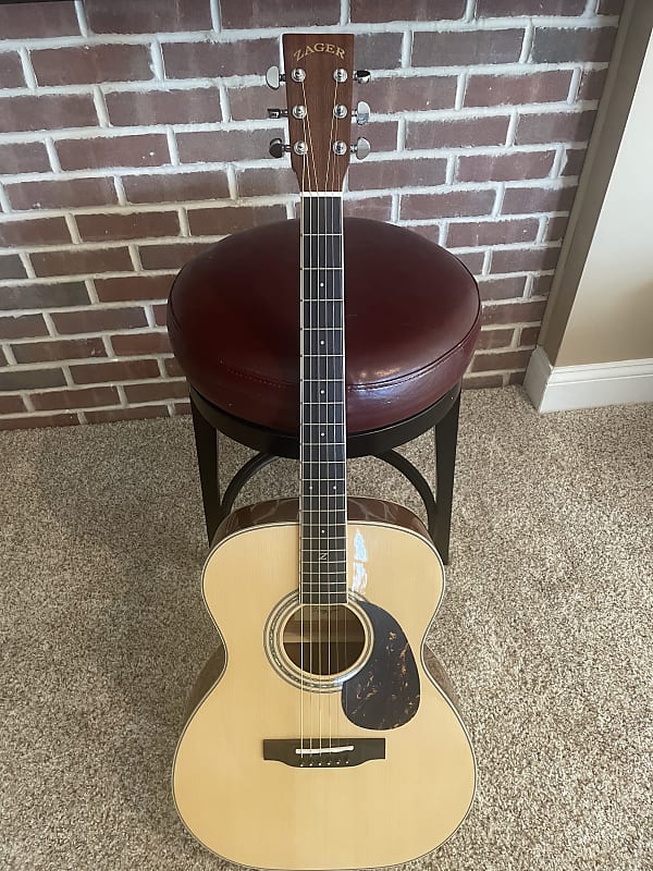 Zager ZAD50 OM 2022 - Natural with Zager hard case, capo and | Reverb