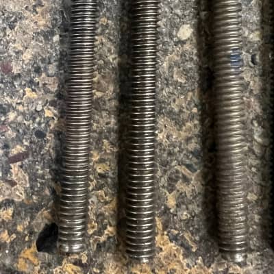 Slingerland 3-5/8" Nickel Tension Rods 6pk Vintage 1950's | Reverb