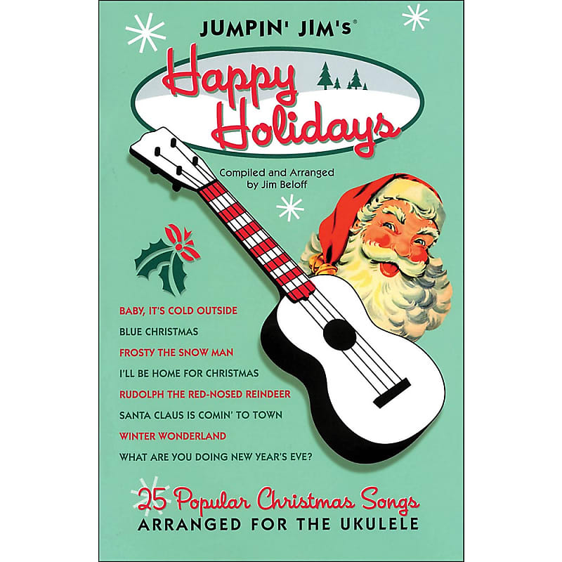 Hal Leonard Jumpin' Jim's Happy Holidays Uke Songbook | Reverb