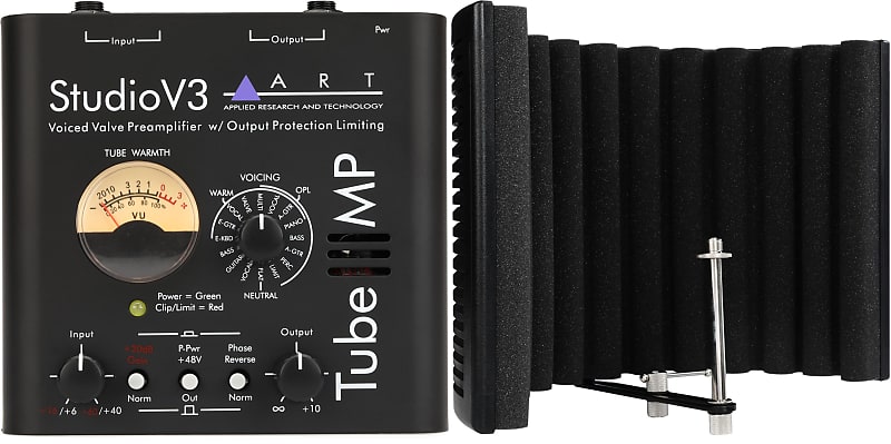 ART Tube MP Studio V3 Tube Microphone Preamp Bundle with sE | Reverb