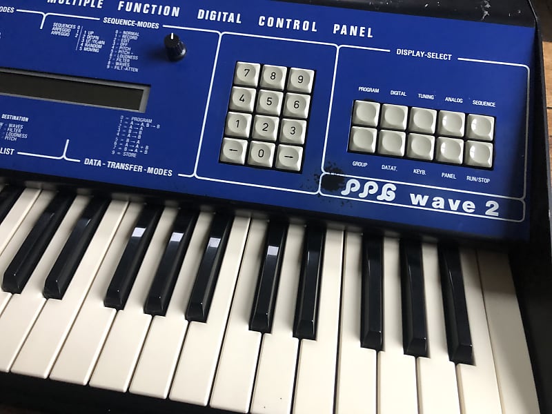 PPG Wave 2 1981 - Blue, fully serviced | Reverb