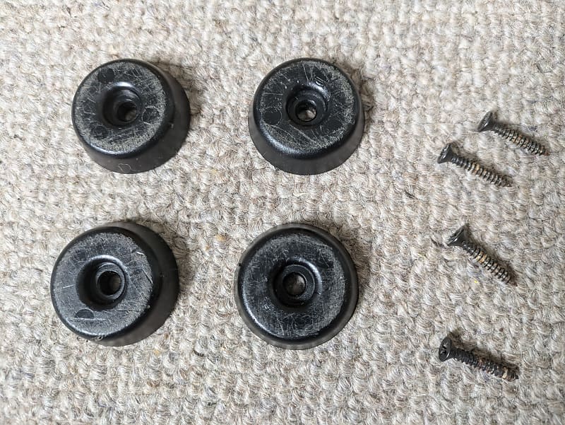 Guitar amp feet - 4cm hard plastic | Reverb