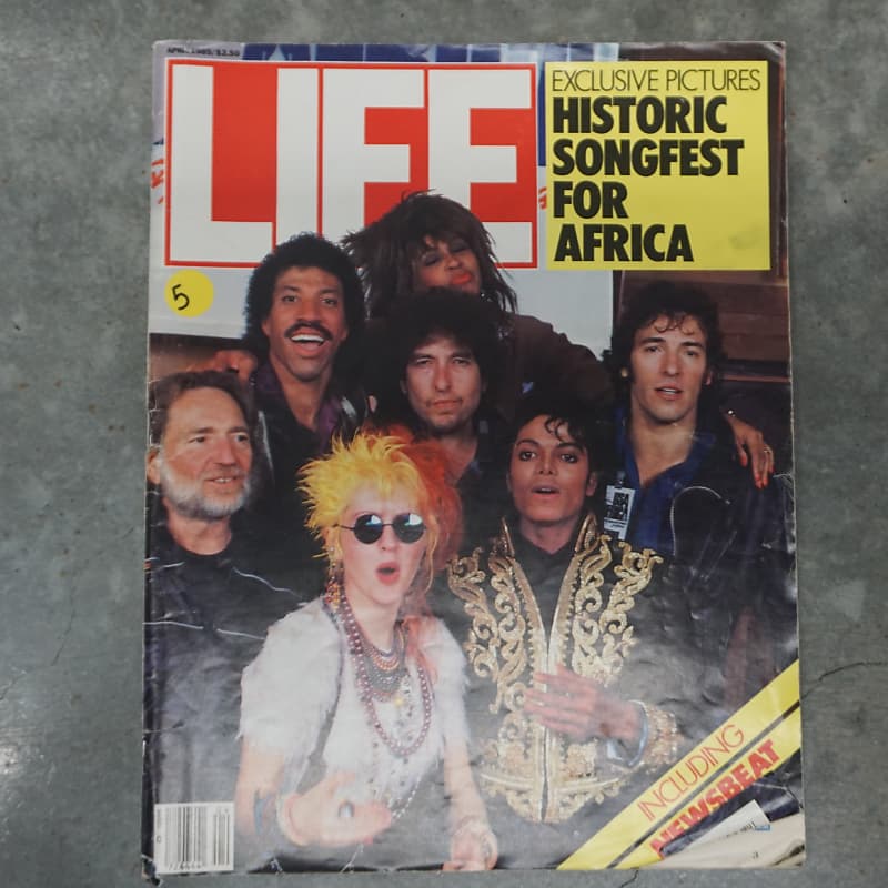 April 1985 LIFE Magazine Historic Songfest Africa Willie | Reverb
