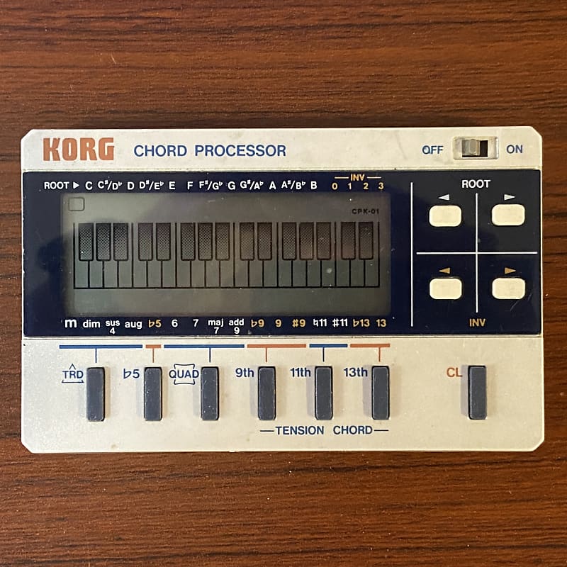 Korg CPK-01 Keyboard Piano Chord Processor Dictionary | Reverb