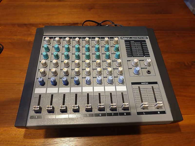 Roland RX-82 8 channel stereo mixer 1995 grey | Reverb