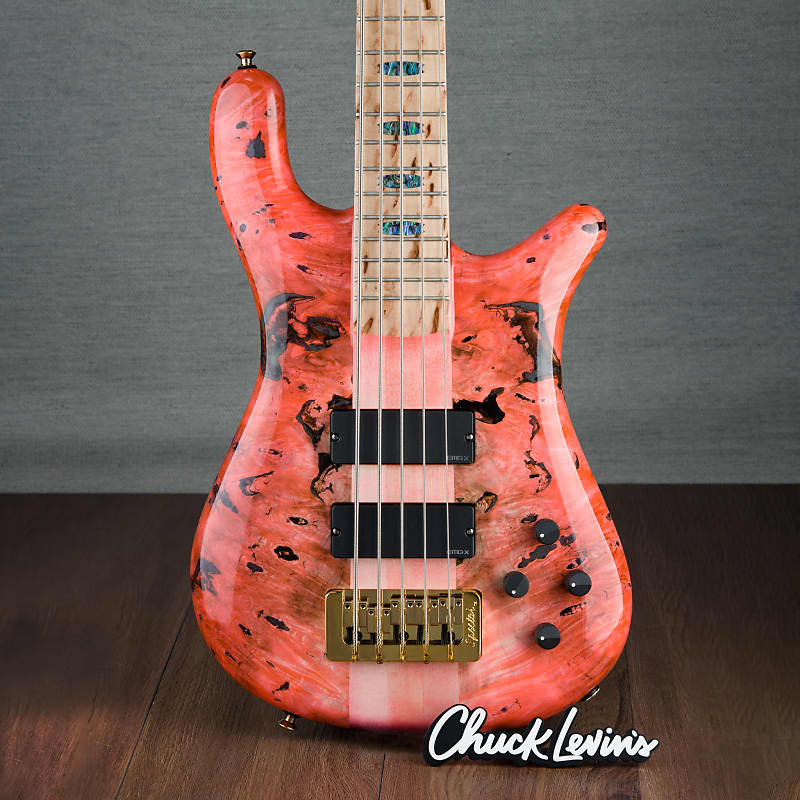 Spector USA Custom NS5 5-String Bass Guitar - Pinkish Hue - | Reverb