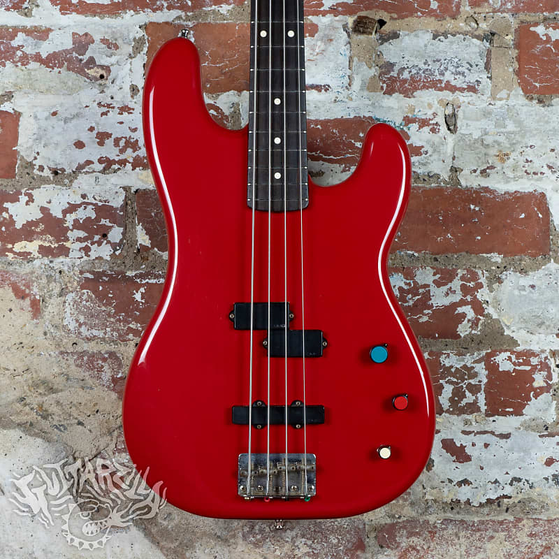 Squier Contemporary Jazz Bass PJ-555 1983 Torino Red MIJ JV | Reverb