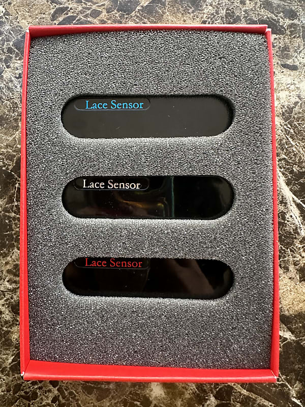 Lace Sensor Red-Silver-Blue Set 2022 - Black | Reverb