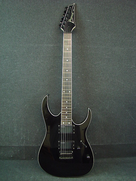 2007 Ibanez RG Series RG2EX1 24 Fret Black Electric Guitar | Reverb