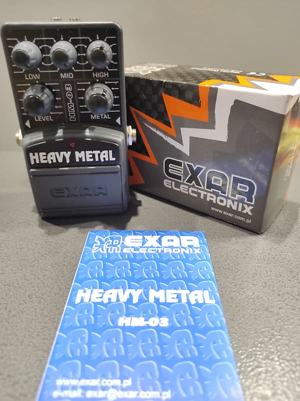 Exar Heavy Metal HM-03 Black | Reverb