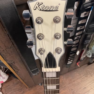 Ktone 5003 WH Semi Hollow Electric Guitar | Reverb