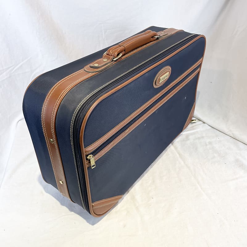 Brown Blue Instrument Accessory Case 21" x 12" x 7" (53cm x | Reverb