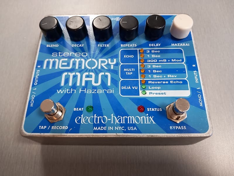 ELECTRO HARMONIX Stereo Memory Man with Hazarai | Reverb