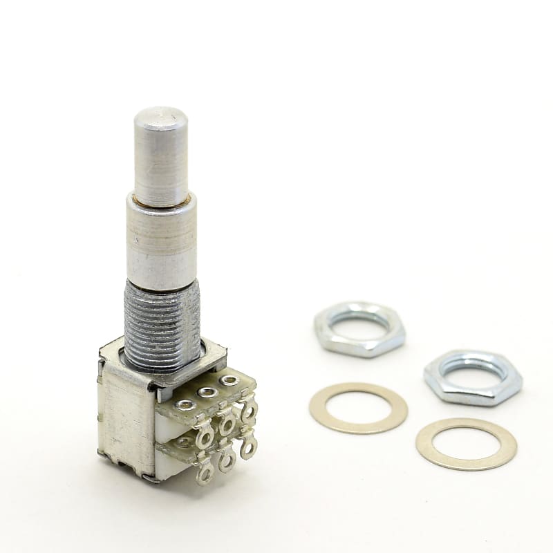Alpha Potentiometer A50K Concentric Stacked Pot - Set of 2 | Reverb