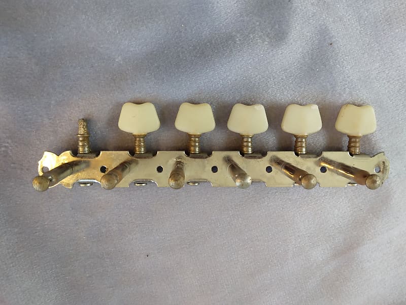 Unbranded Vintage 6 In Line Guitar Tuning Machine Heads | Reverb