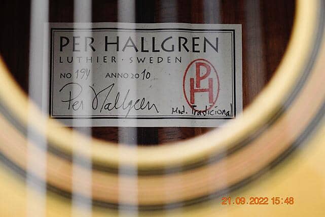 PER HALLGREN Tradicional 2010 - FRENSH POLISHED | Reverb