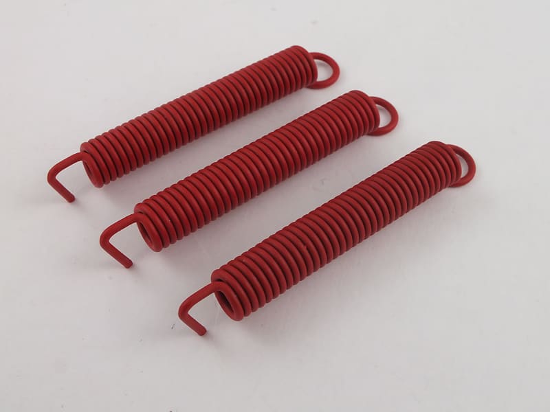 Floyd Rose Noiseless Tremolo Springs Set of 3 Red High | Reverb Canada