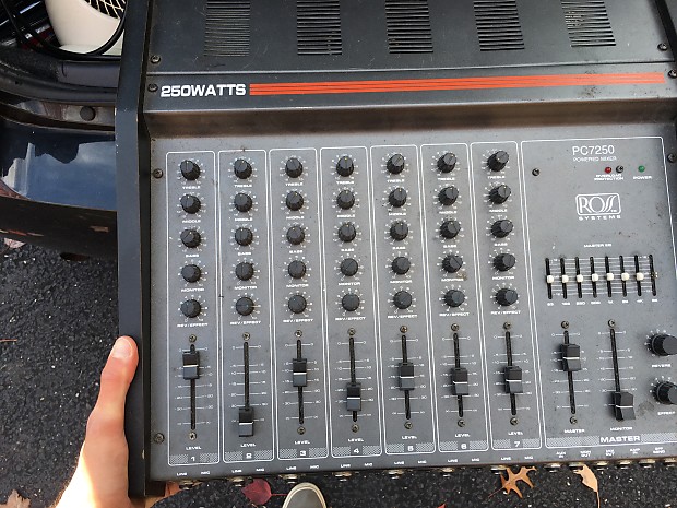 VINTAGE mixing board Ross PC7250 1988 Black | Reverb