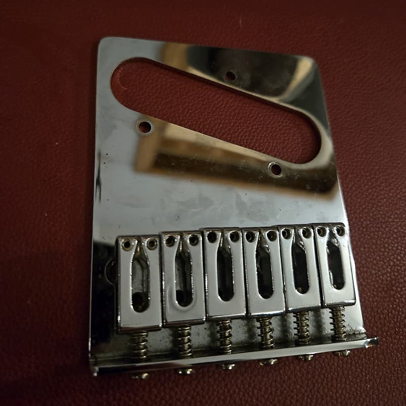 Fender 6 saddle telecaster bridge | Reverb