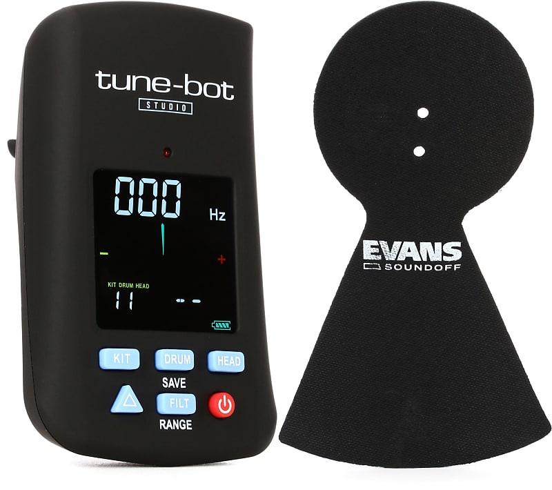 Overtone Labs Tune-Bot Studio Drum Tuner Bundle with Evans | Reverb