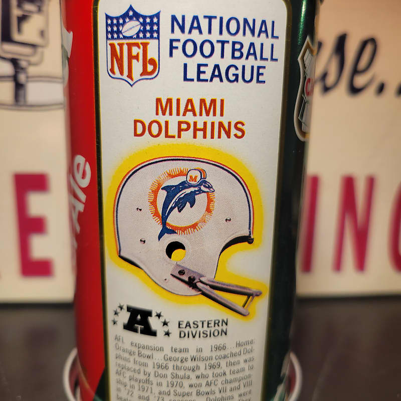 Lo Fi Soda Can Microphone - 1976 NFL Miami Dolphins | Reverb