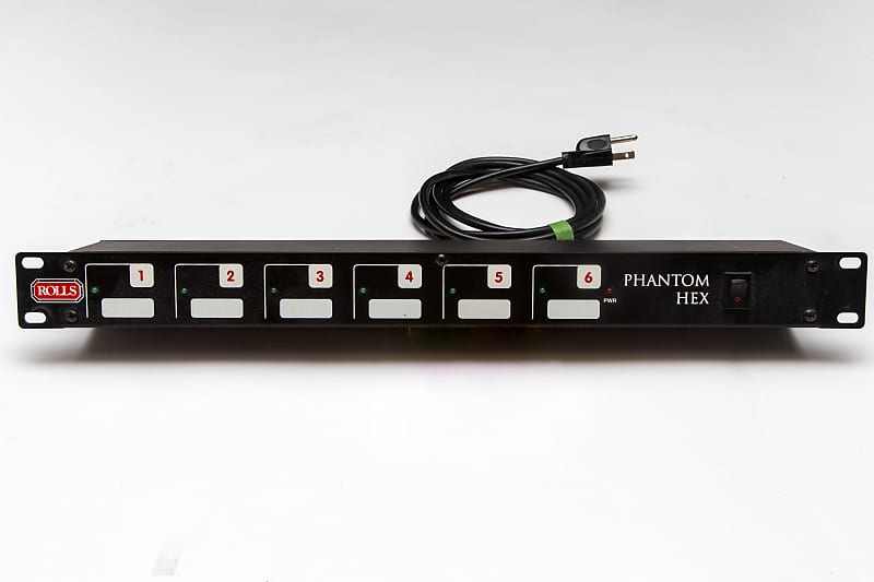 Rolls 6-Channel Rack Mount Phantom Power Supply | Reverb