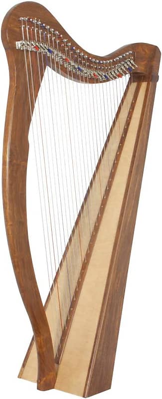 Roosebeck 29-String Mintrel Harp w/Chelby Levers - 5 Panel | Reverb