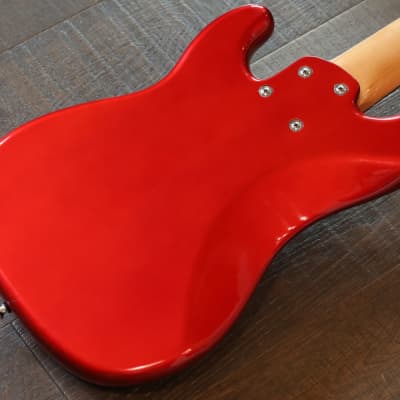 Moollon J Classic 5-String Electric Bass Guitar Candy Apple | Reverb