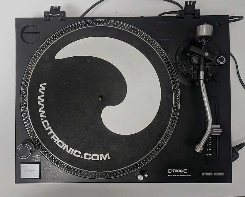 Citronic PD-1mk3 Vinyl Deck Turntable | Reverb