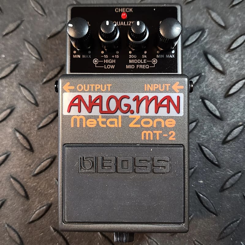 Boss Modded MT-2 Metal Zone Analogman Pro Mod Metal | Reverb