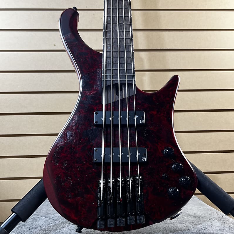 Ibanez EHB Ergonomic Headless 5-string Bass Guitar - Stained | Reverb