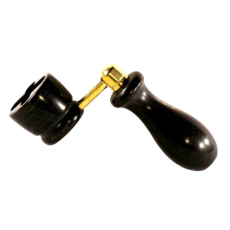DeLuxe EBONY BRASS Guitar String Peg Winder | Reverb Australia