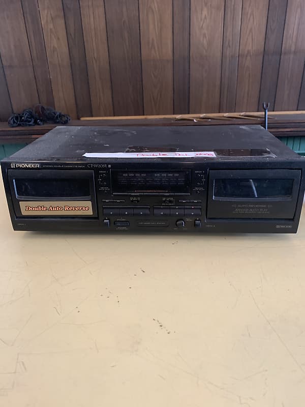 Pioneer Stereo Double Auto Reverse Cassette Deck | Reverb