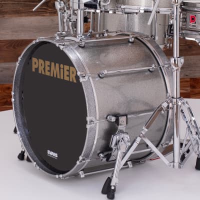 Premier Signia Marquis 5 Piece Drum Kit, Silver Sparkle | Reverb UK